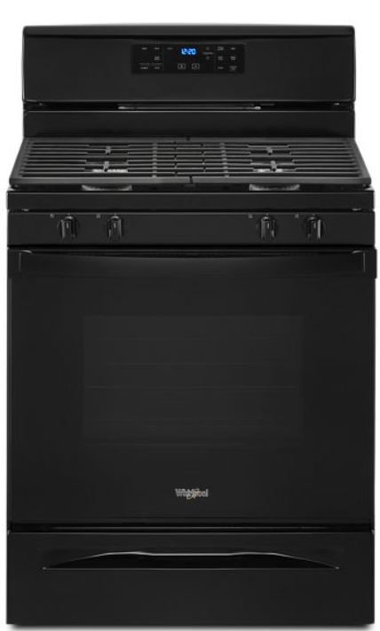 Whirlpool 5.0 Cu. Ft. Freestanding Gas Range with AccuBake(R) Temperat ...